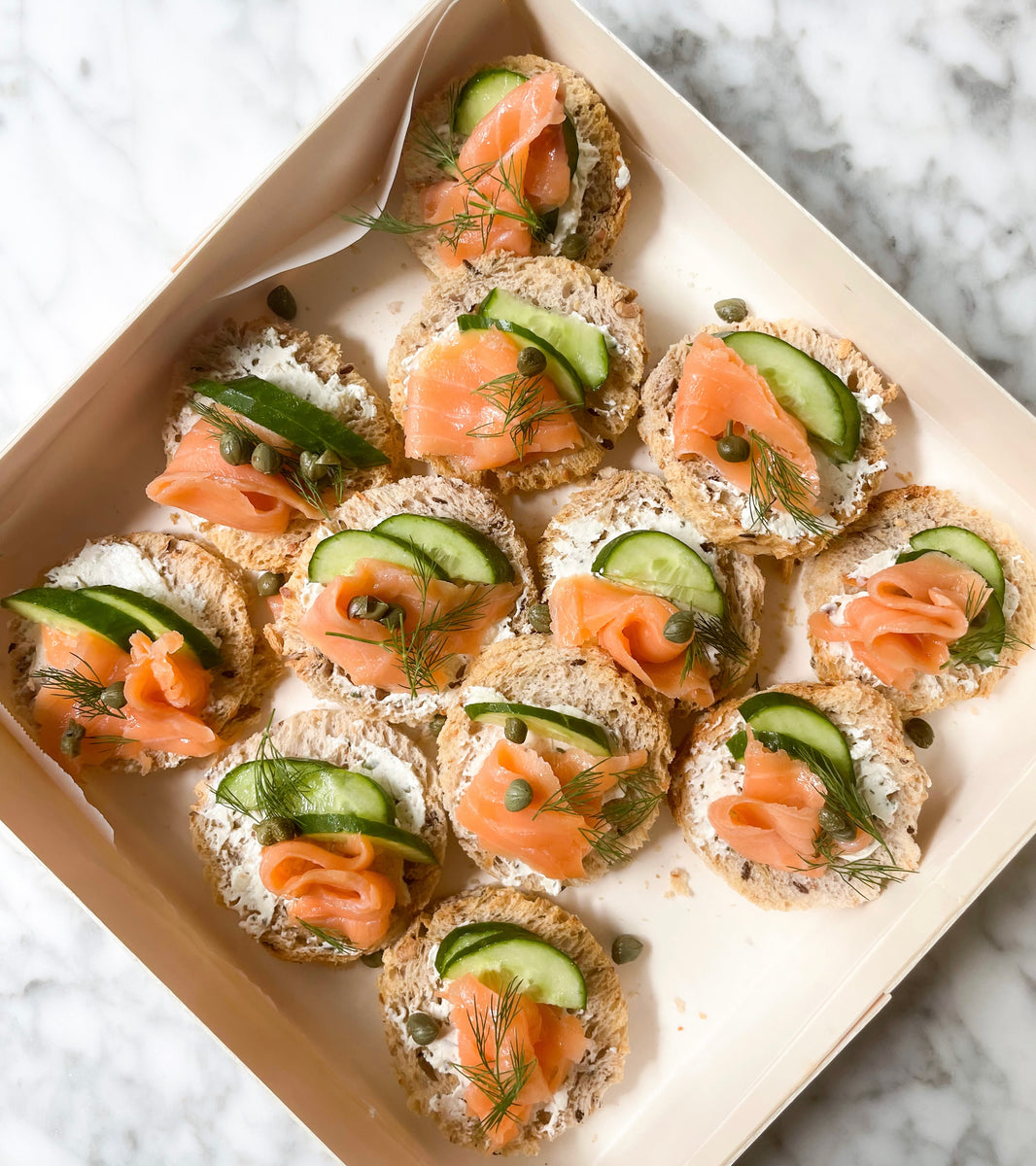 Salmon Canapes – Happy Love Box